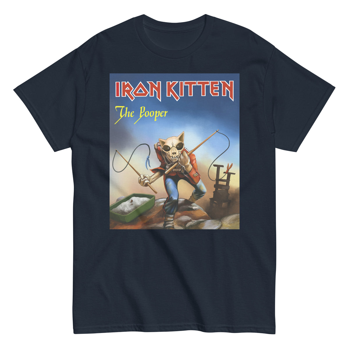 Iron Kitten: The Pooper T-Shirt - Cat Bandit | Cat Shirts Sponsoring ...